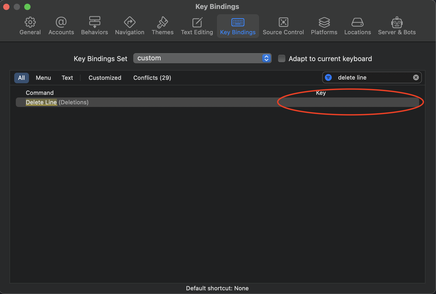 xcode14.1无法设置快捷键 - Apple 社区